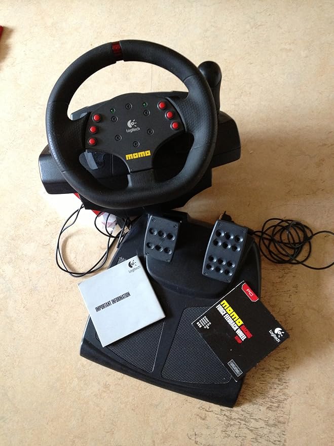 Logitech MOMO Racing Wheel (PC/Mac) : Amazon.co.uk: PC & Video Games