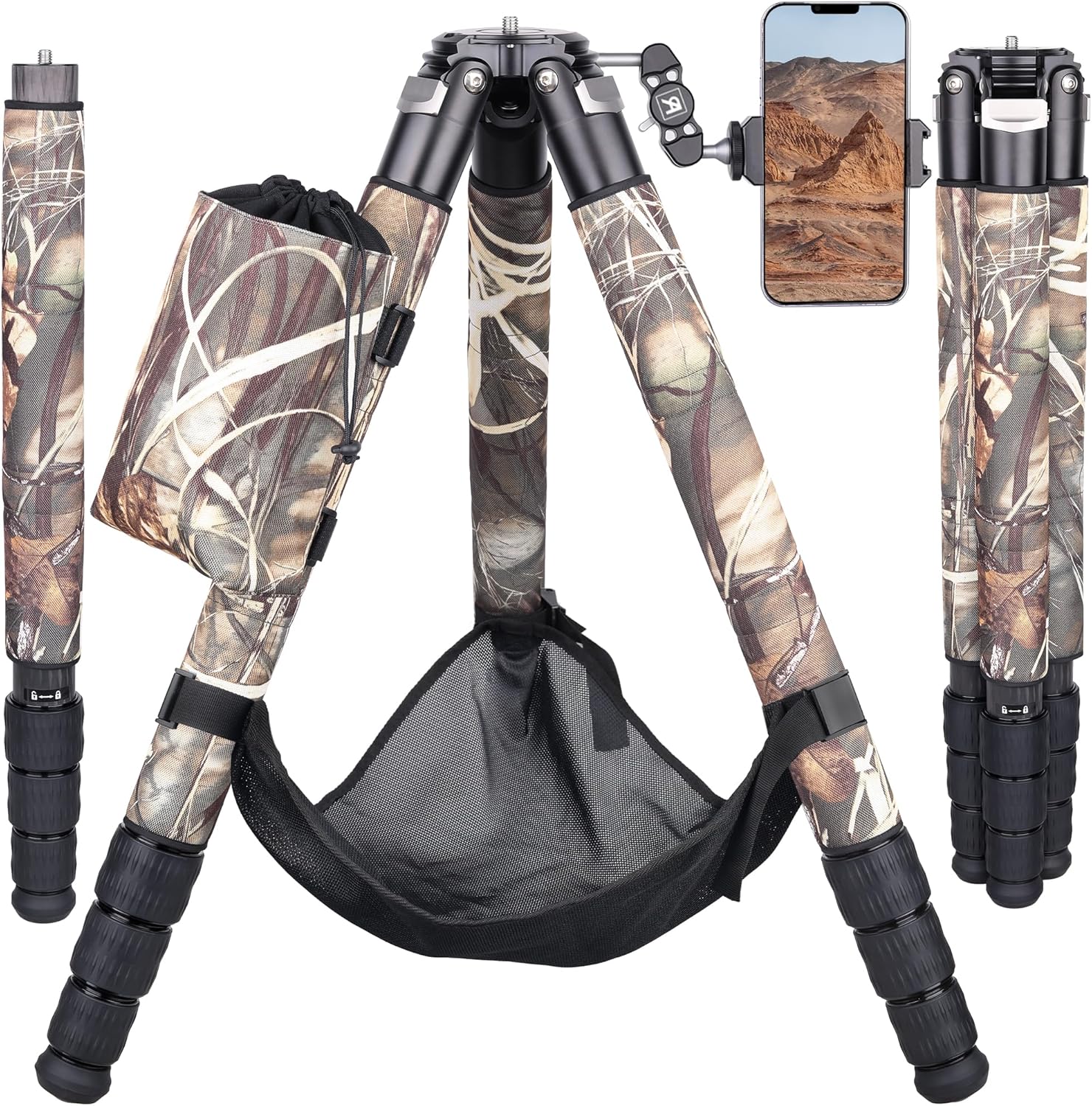 Amazon.com : Carbon Fiber Tripod Camera Tripod Monopod ARTCISE CS90C ...