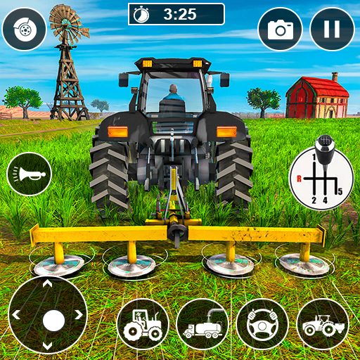 Real Tractor Driving Farming Games : Farm Tractor Simulator Farming ...