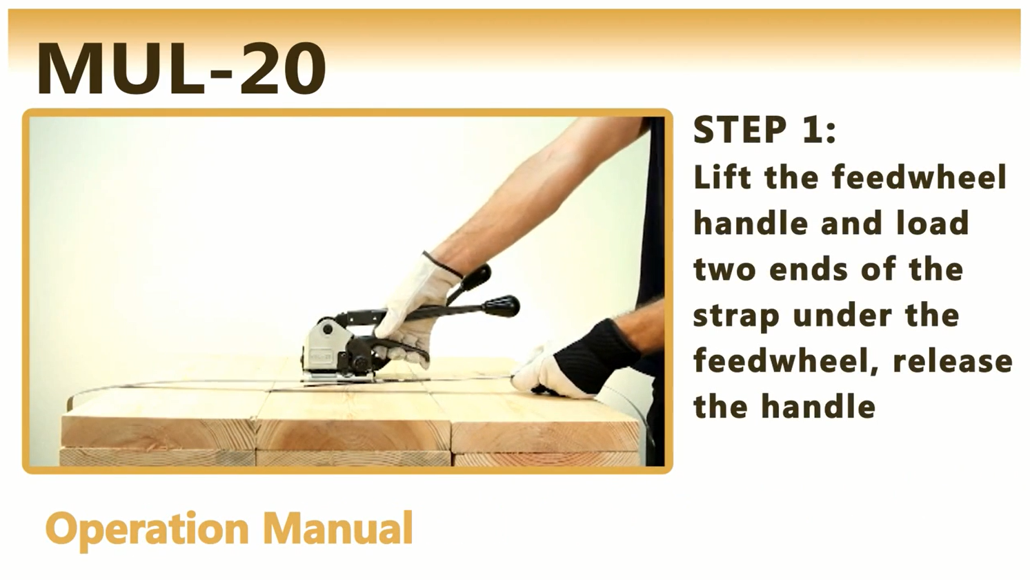 Watch MUL-20 Heavy Duty Sealless Combination Tool for Steel Strapping ...