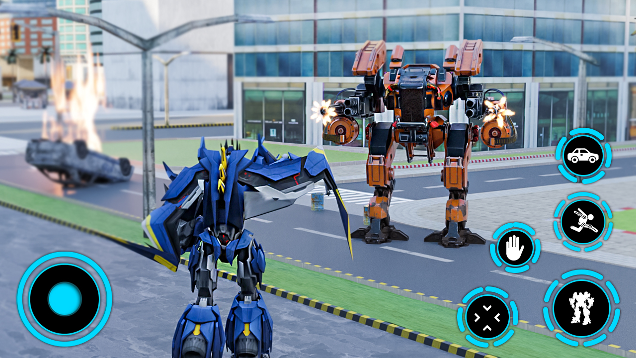 Real US Police Robot Car Transform Games: Ultimate Open World Heroes ...