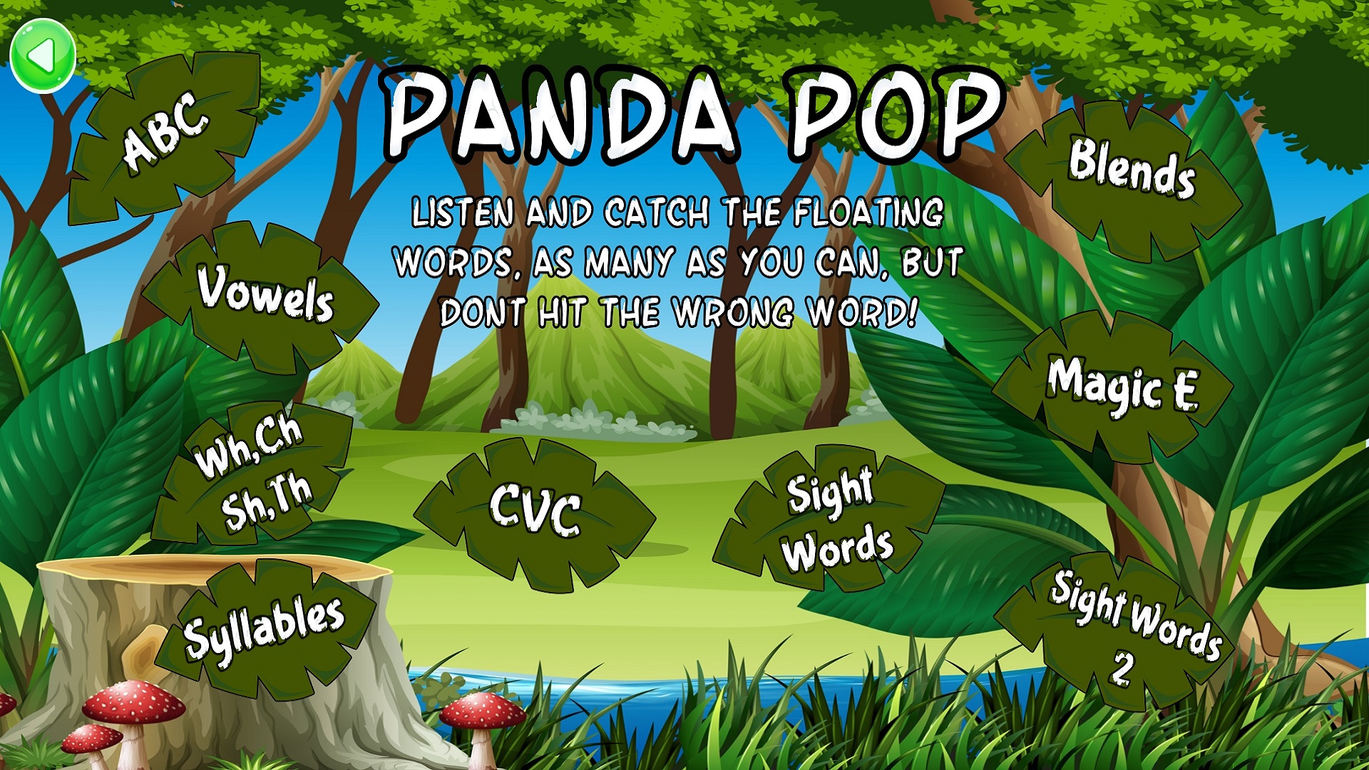 Aplicación Word Hop N Pop - ABC, Phonics and English Word Games en ...