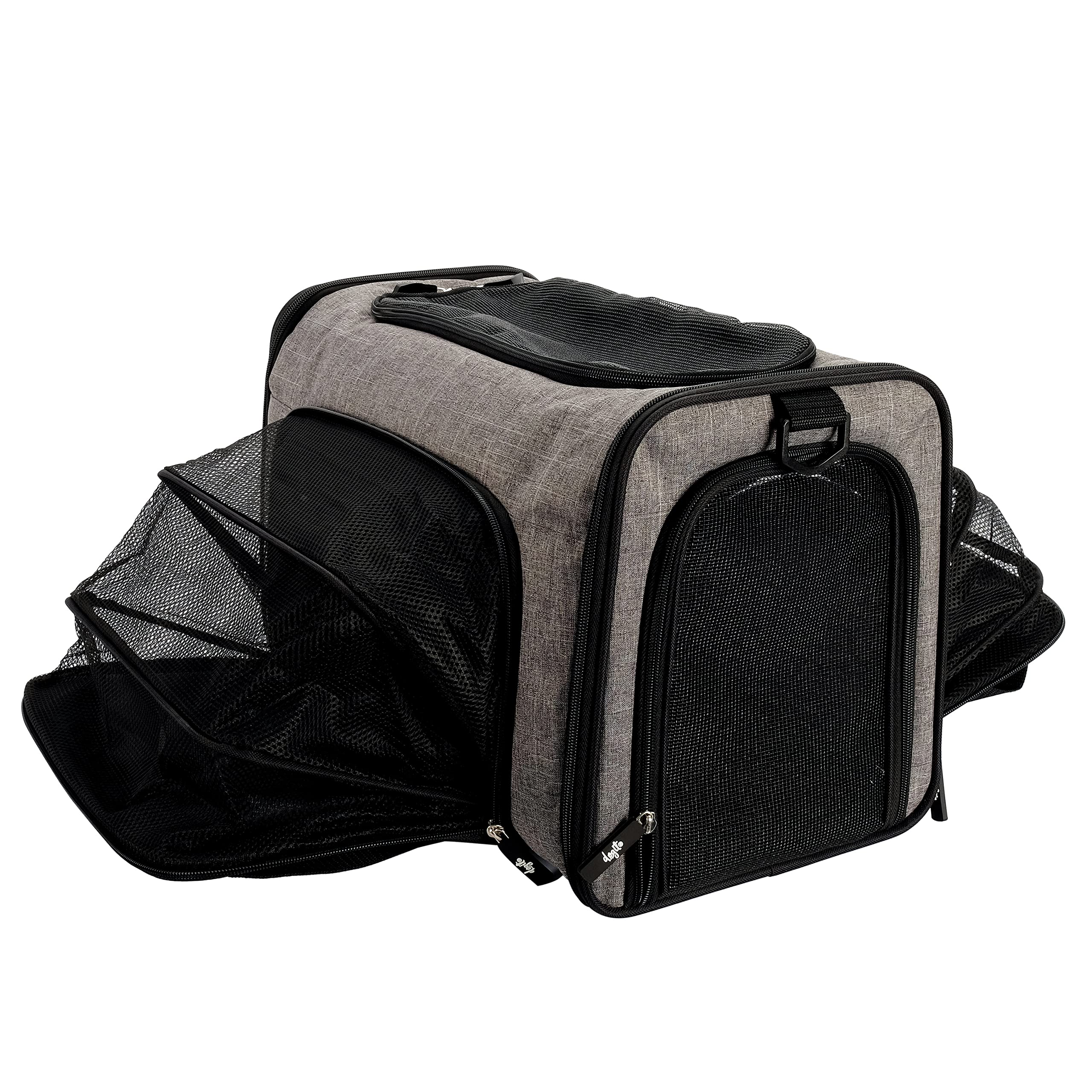 Snapklik.com : Dogit Explorer Expandable Soft Carrier Bag