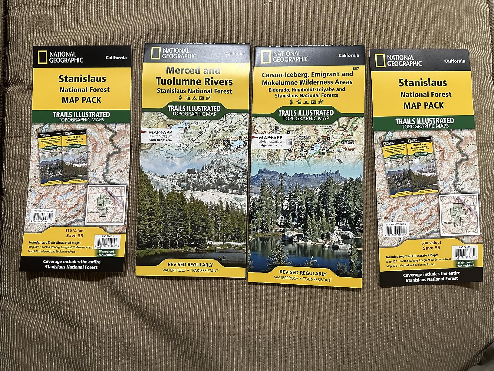 Stanislaus National Forest [Map Pack Bundle] (National Geographic ...