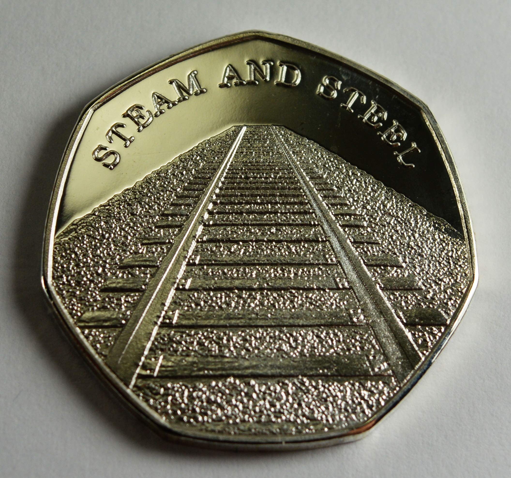 STEPHENSON’S ROCKET Steam Engine Silver Commemorative Coin Albums/50p ...