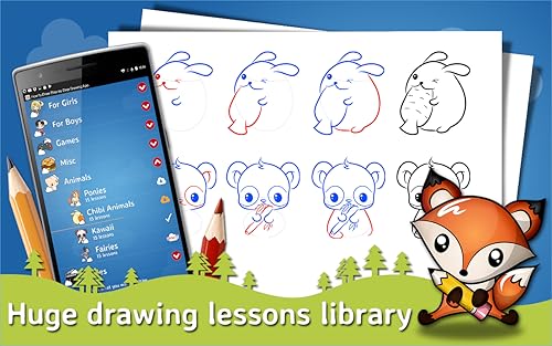 How to Draw step by step Drawing App:Amazon.co.uk:Appstore for Android