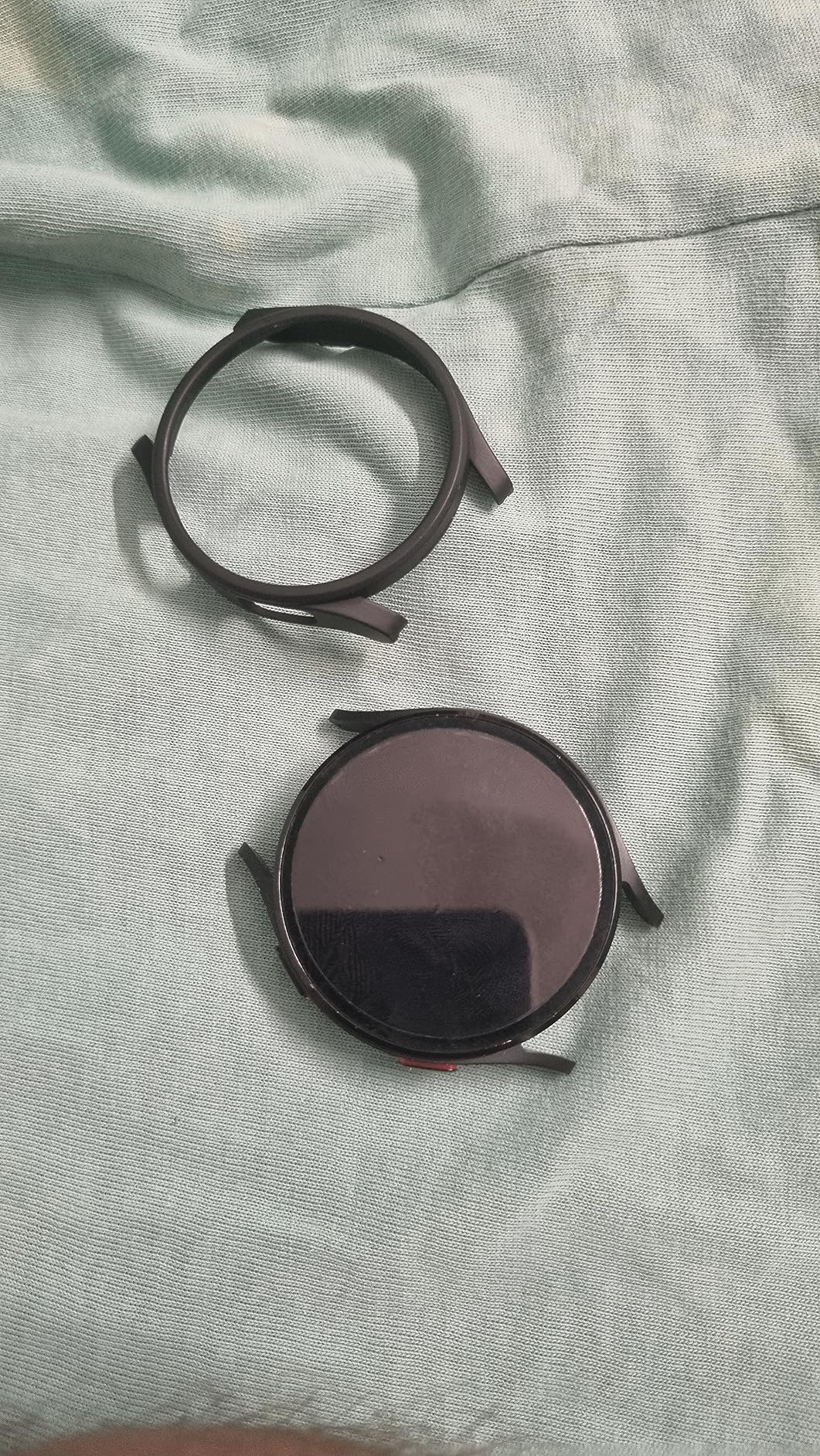 OpenTech® Hard Matte Silicone Protection Front Case Cover for Samsung Galaxy Watch 4 (40mm) (No ...