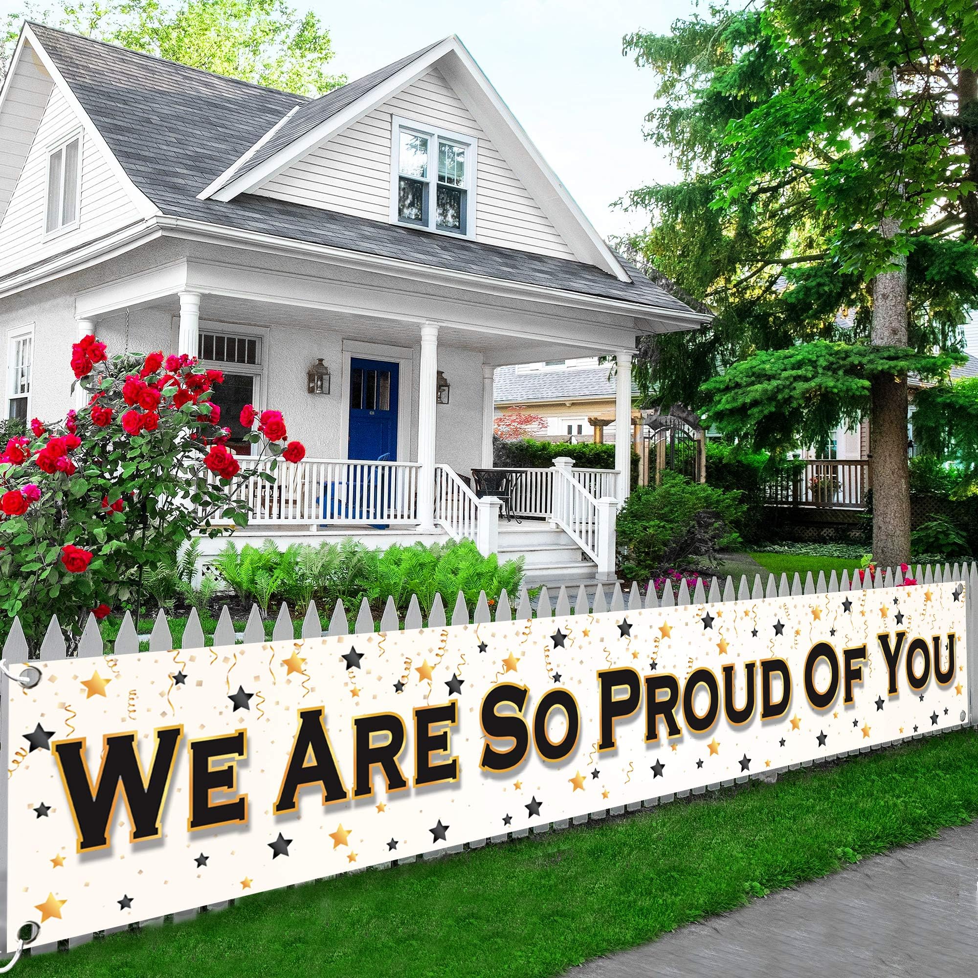 Amazon.com: We are so Proud of You Banner - Congratulations Banner ...