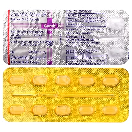 Carvil 6.25 - Strip of 10 Tablets : Amazon.in: Health & Personal Care