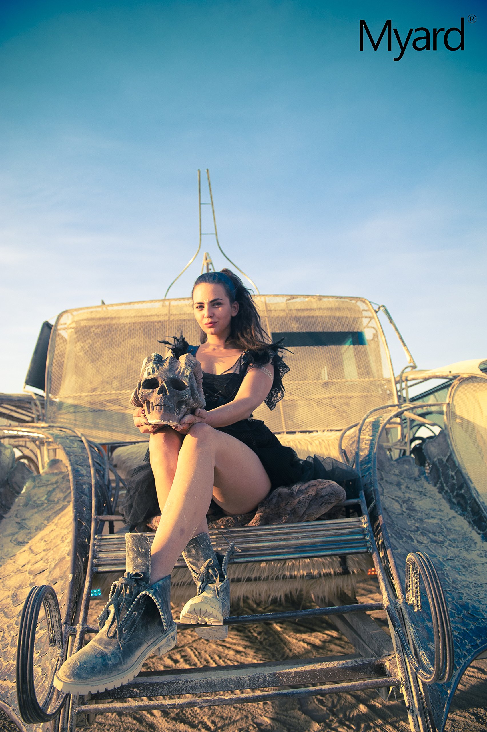 Snapklik.com : Myard MFL DS Fireproof Demon Fire Pit Skull