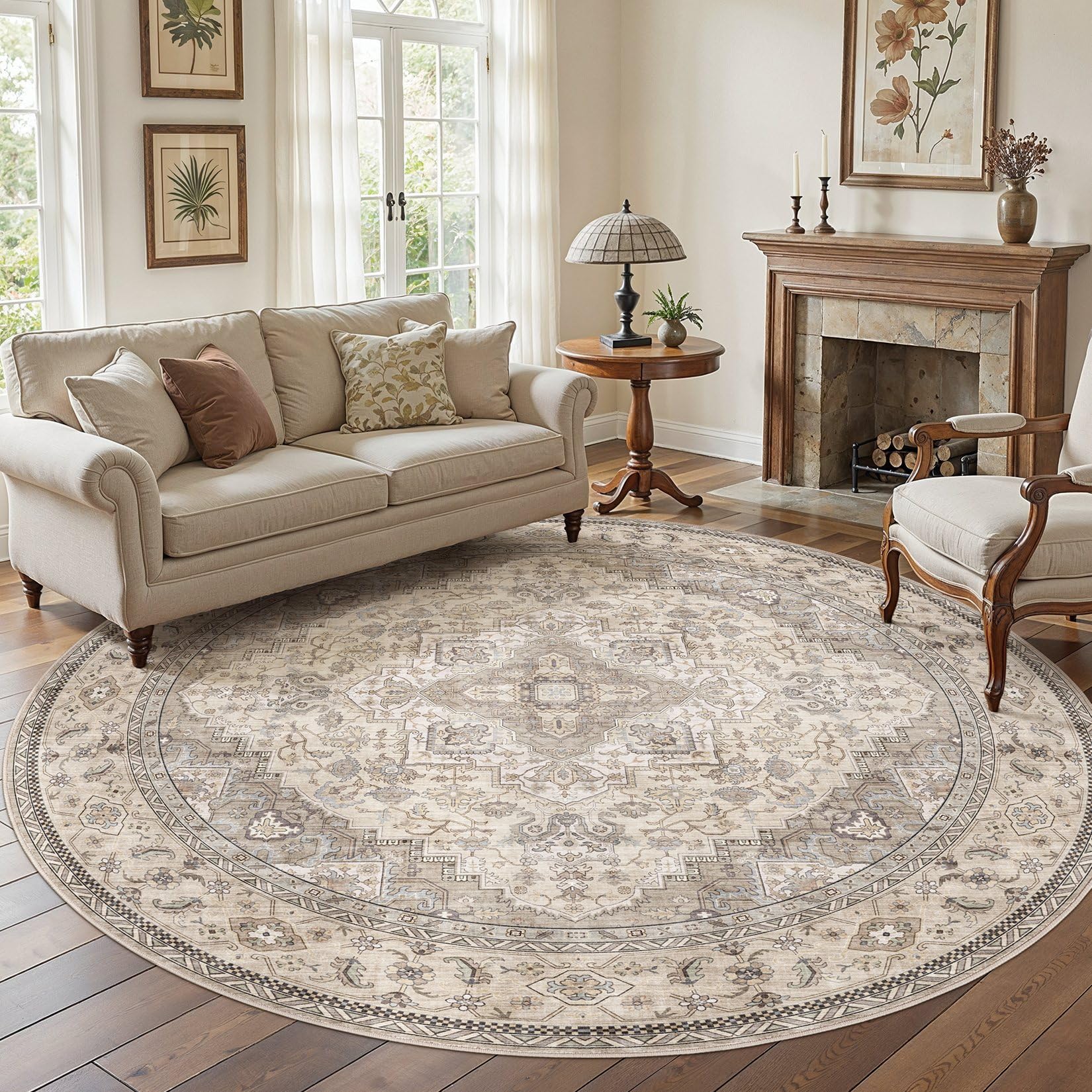 7 Best Rug For Round Table | Soft Underfoot, Secure Grip