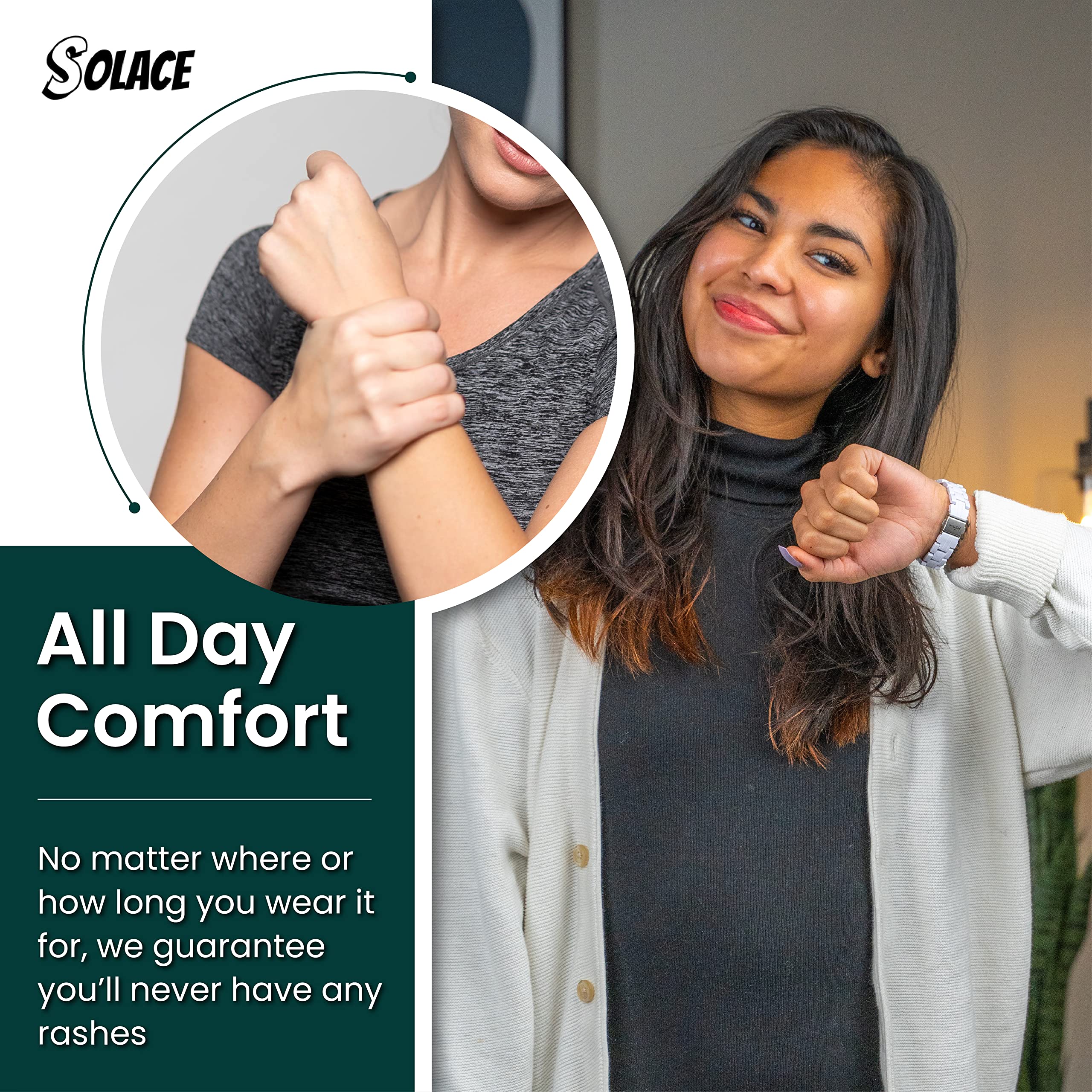 Solace Bands Apple Watch Band - Slim Matte Resin Apple Watch Bands for ...