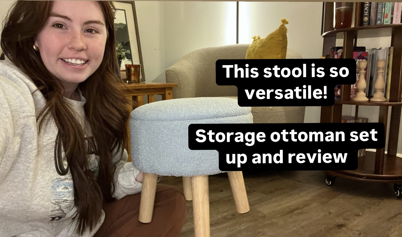 Watch Storage Ottoman Review- So versatile on Amazon Live