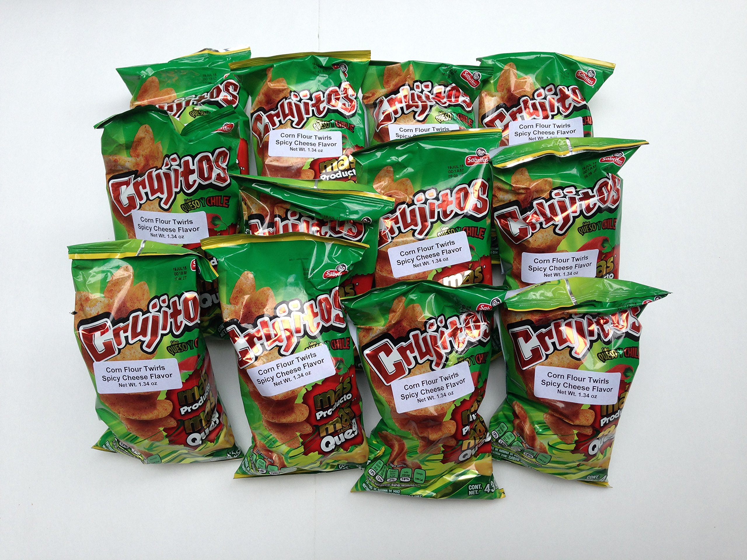 Amazon.com: 25 Pack Crujitos By Sabritas Original Mexican Chips 1.34oz ...