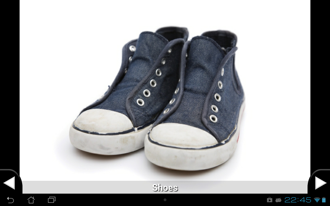 Kids first words in English - Sound touch flashcards for toddlers with ...