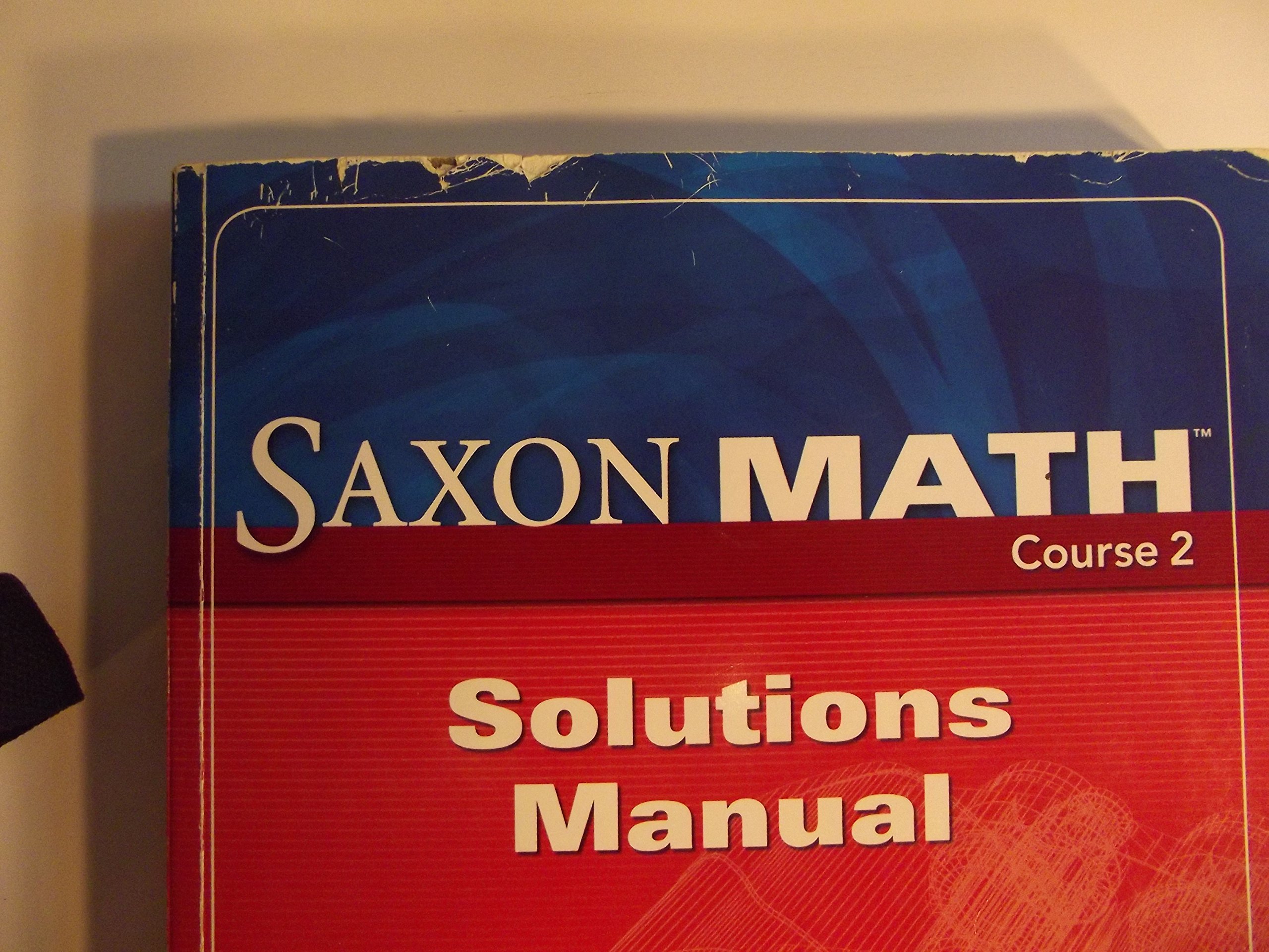 Saxon Math Course 2 Solutions Manual: HAKE: 9781591418689: Amazon.com ...