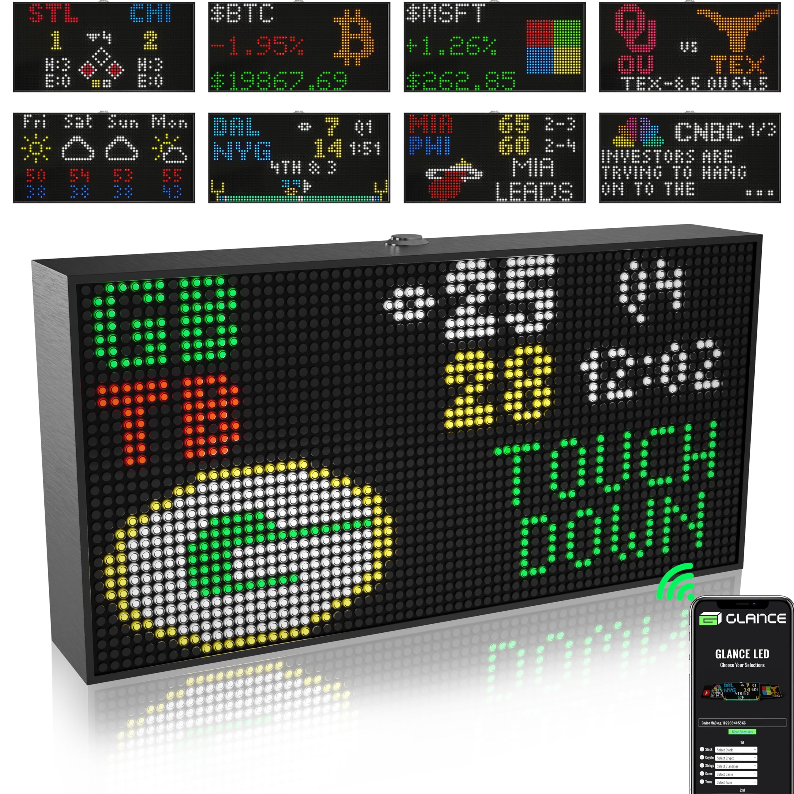 Led ticker display online