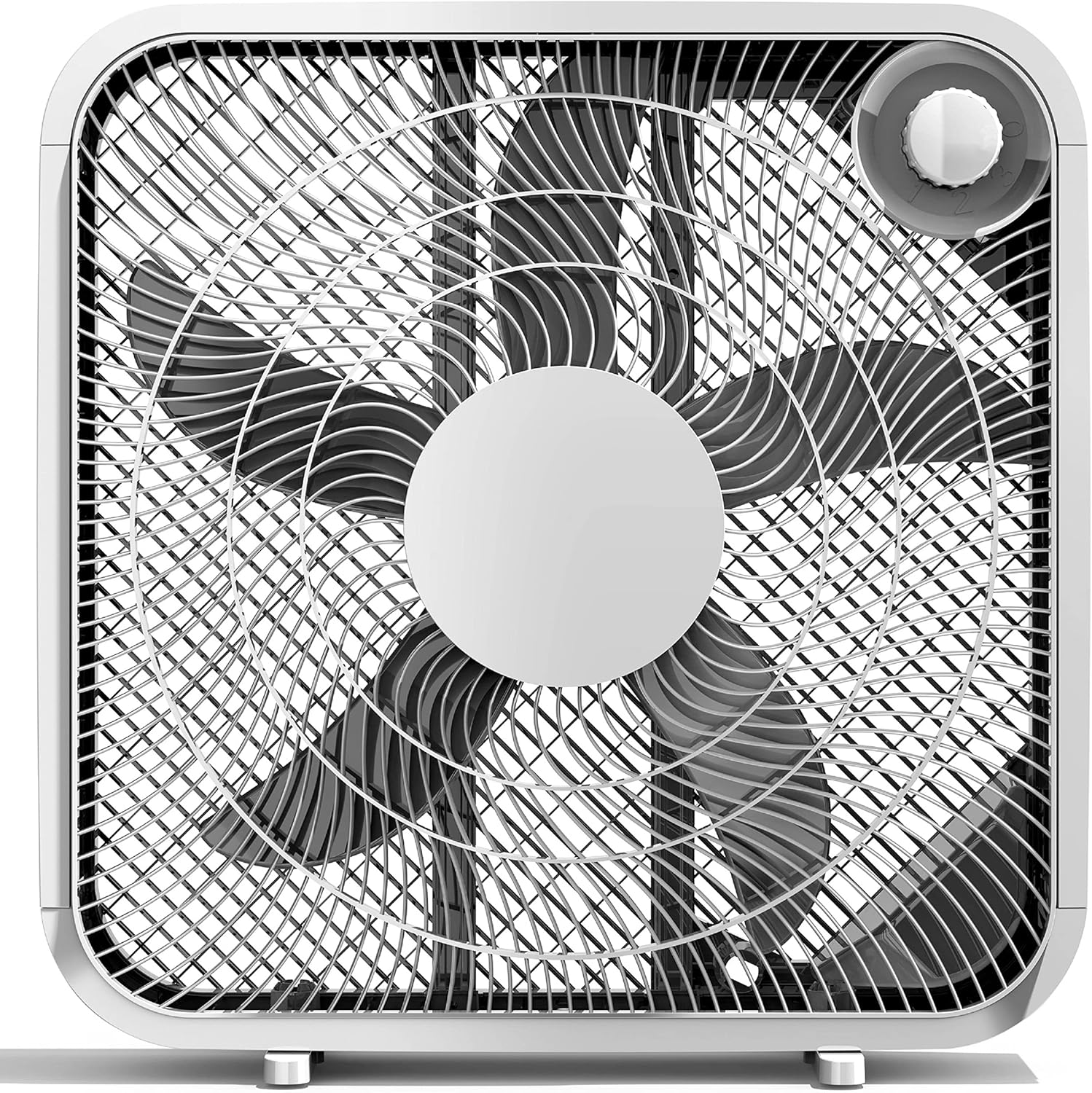 Amazon.com: GEEYOU 20" 3-Speed Box Fan,Weather-Shield Performance Box ...