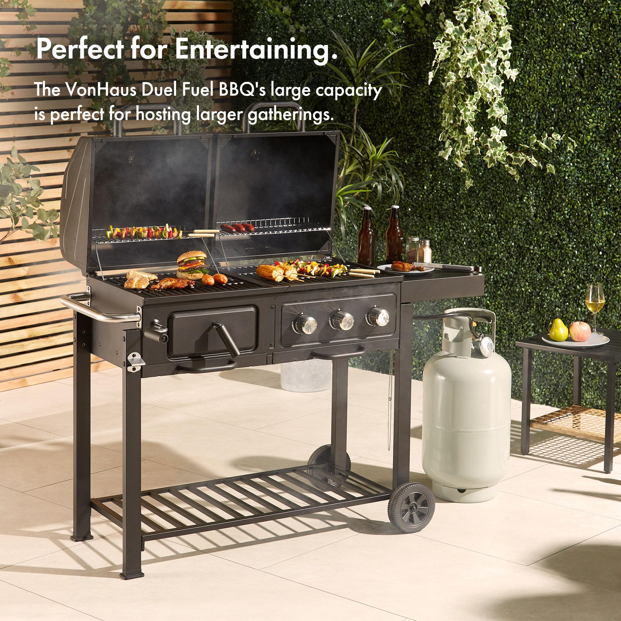 Vonhaus Bbq VonHaus Charcoal BBQ, Portable Kettle Barbecue With