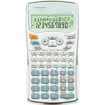 Sharp EL 531 WB Calculator : Amazon.co.uk: Stationery & Office Supplies