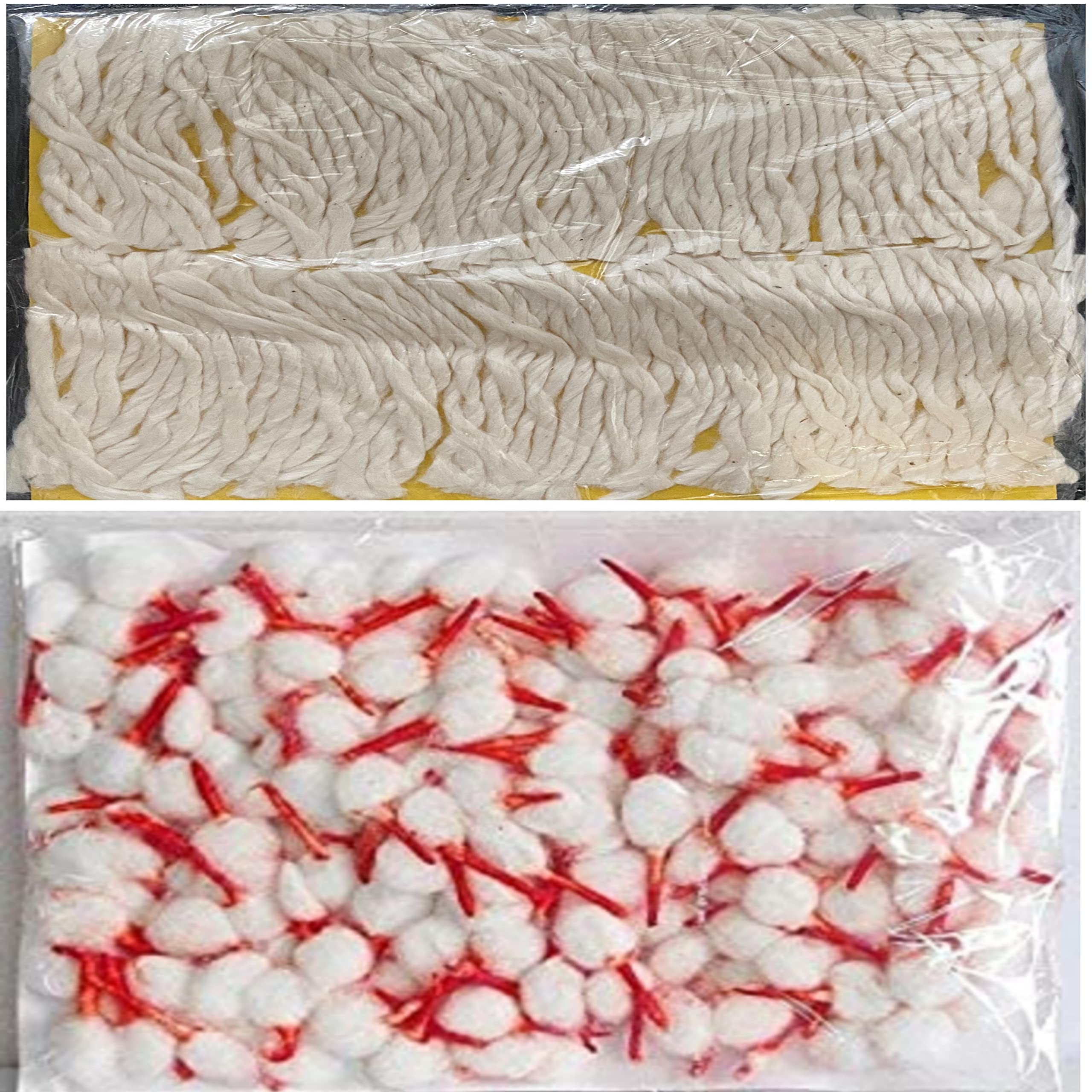 Amazon.com: 400 x Cotton Wicks for Puja Pooja Jyot Batti for Oil Lamp ...