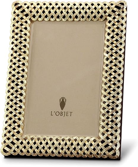 Amazon.com - L'Objet Braid Frame (Gold, 5x7) - Single Frames