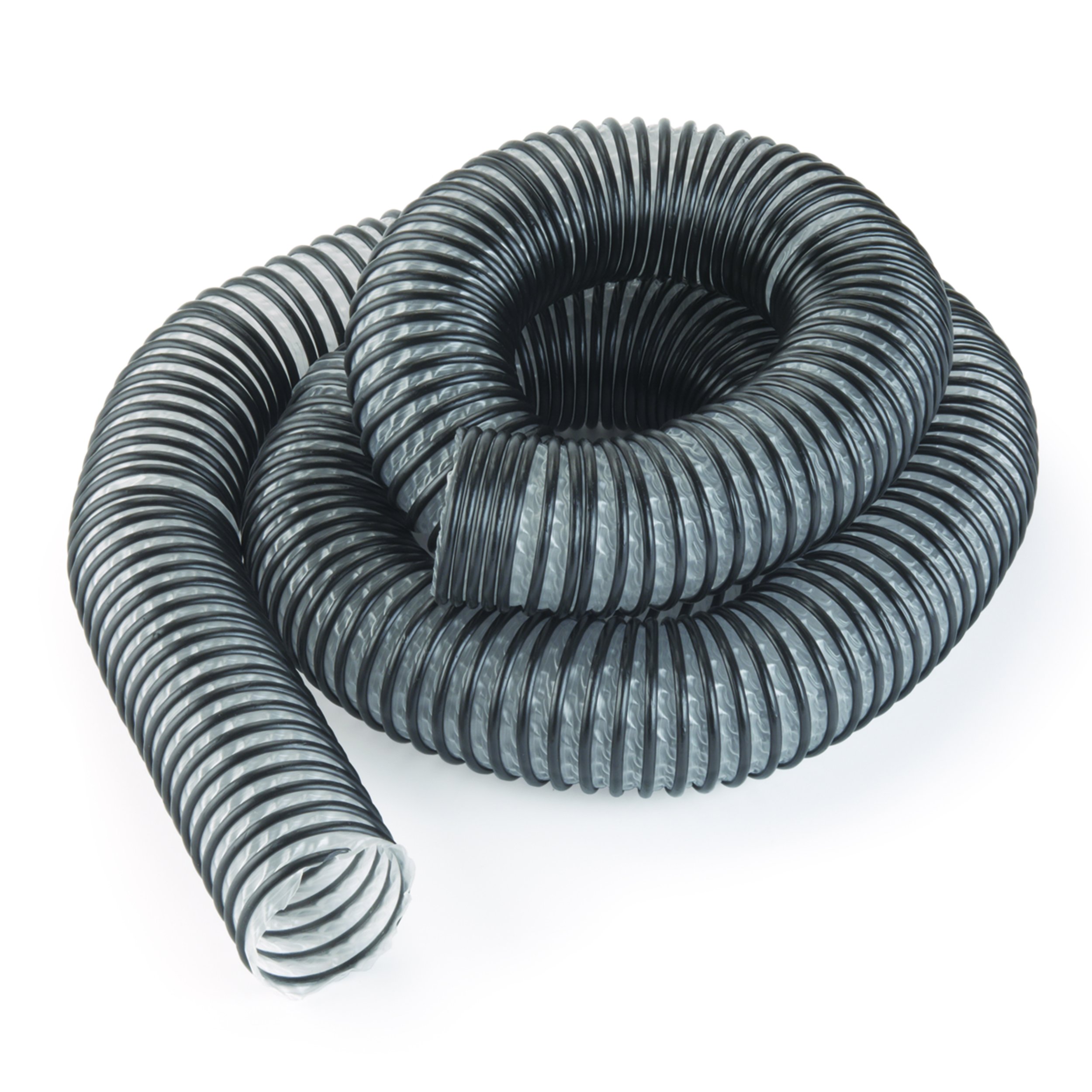 4-Inch Diameter x 10-Foot Length Light-Duty Semi-Clear Dust Collection ...