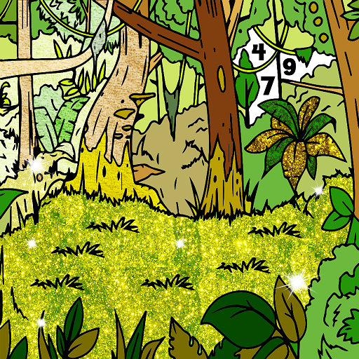 Forest Color By Number - Secret Garden, Nature Paint Book - App on ...