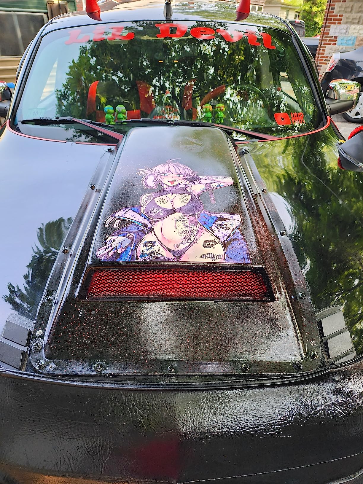 Amazon.com: Pro Stock Drag Car Fiberglass Intake Air Hood Scoop, 32 x ...