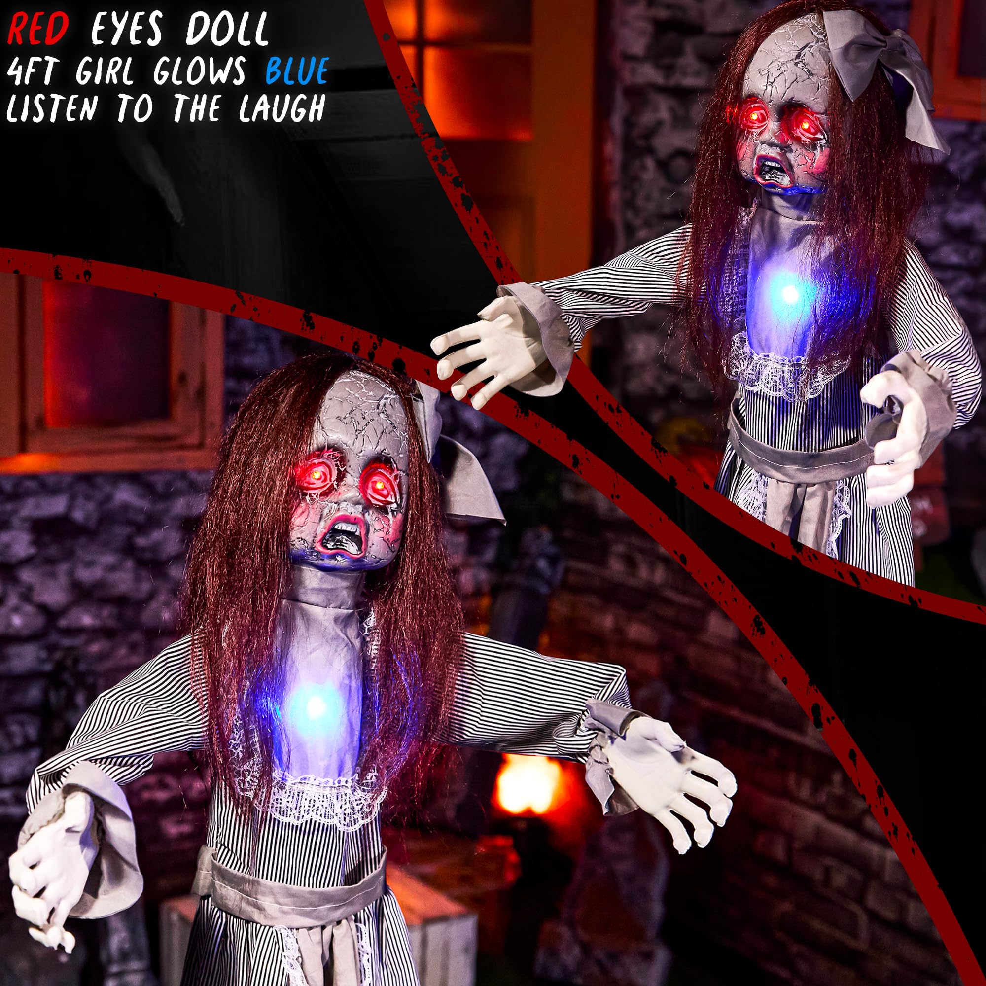 Scary Horror Girl Talking