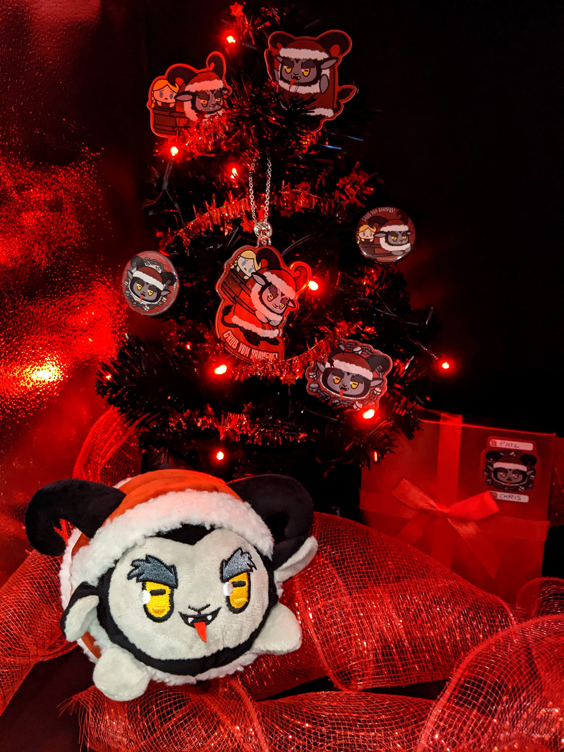 Snapklik.com : Mochibi - MONchibi - Chris The Krampus - Plush Toy