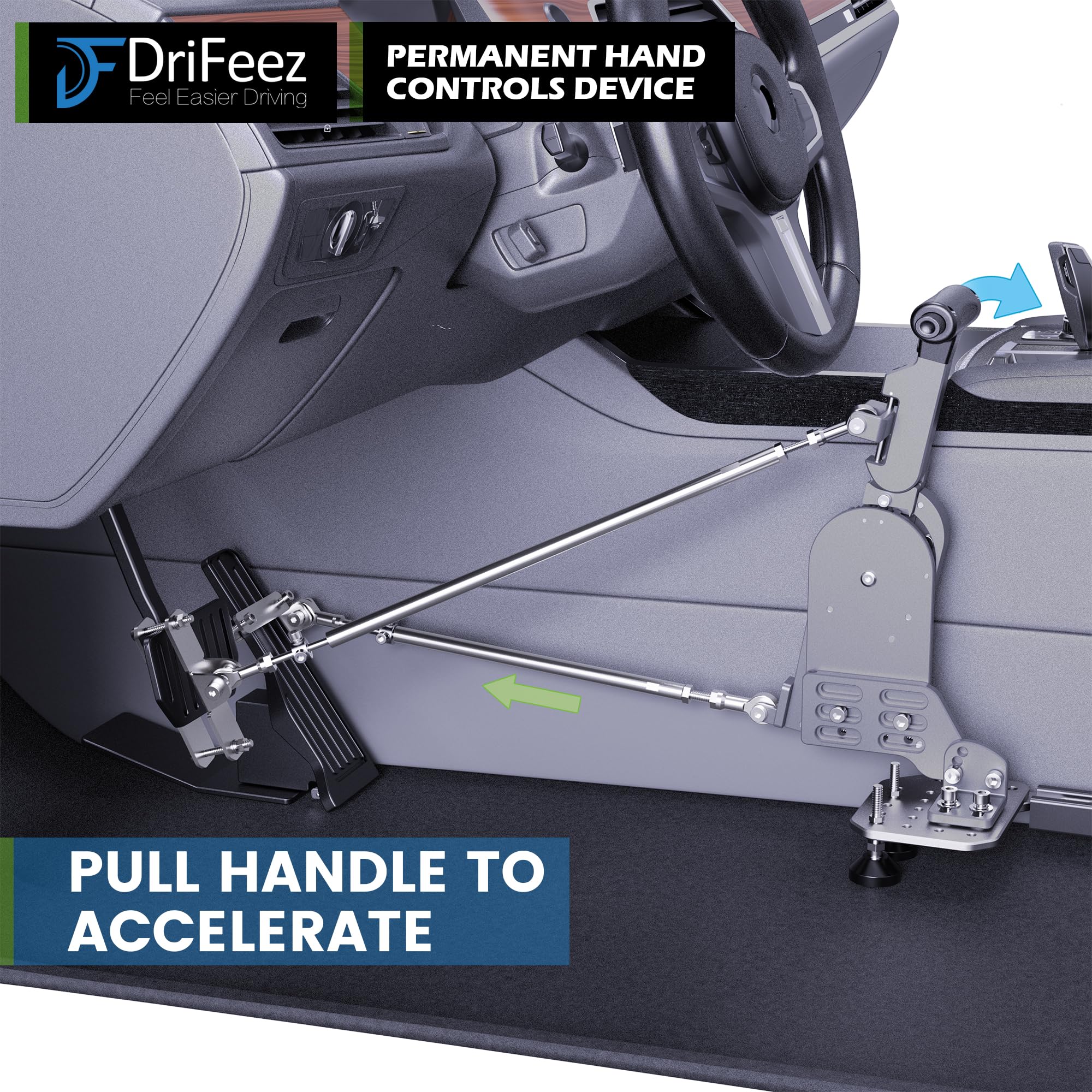 Snapklik.com : DriFeez Fixed Hand Controls Permanent Device For ...