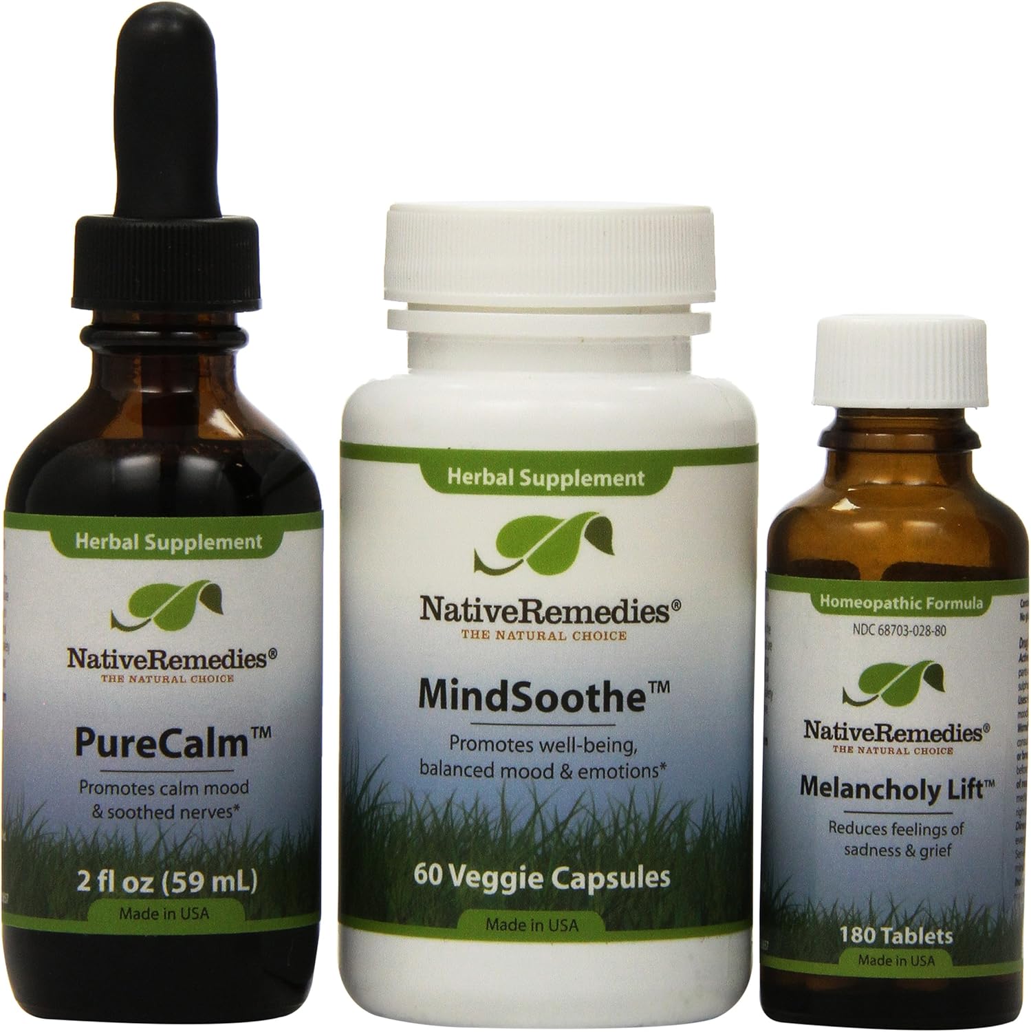 Amazon.com: Native Remedies Melancholy Lift; Purecalm And Mindsoothe ...
