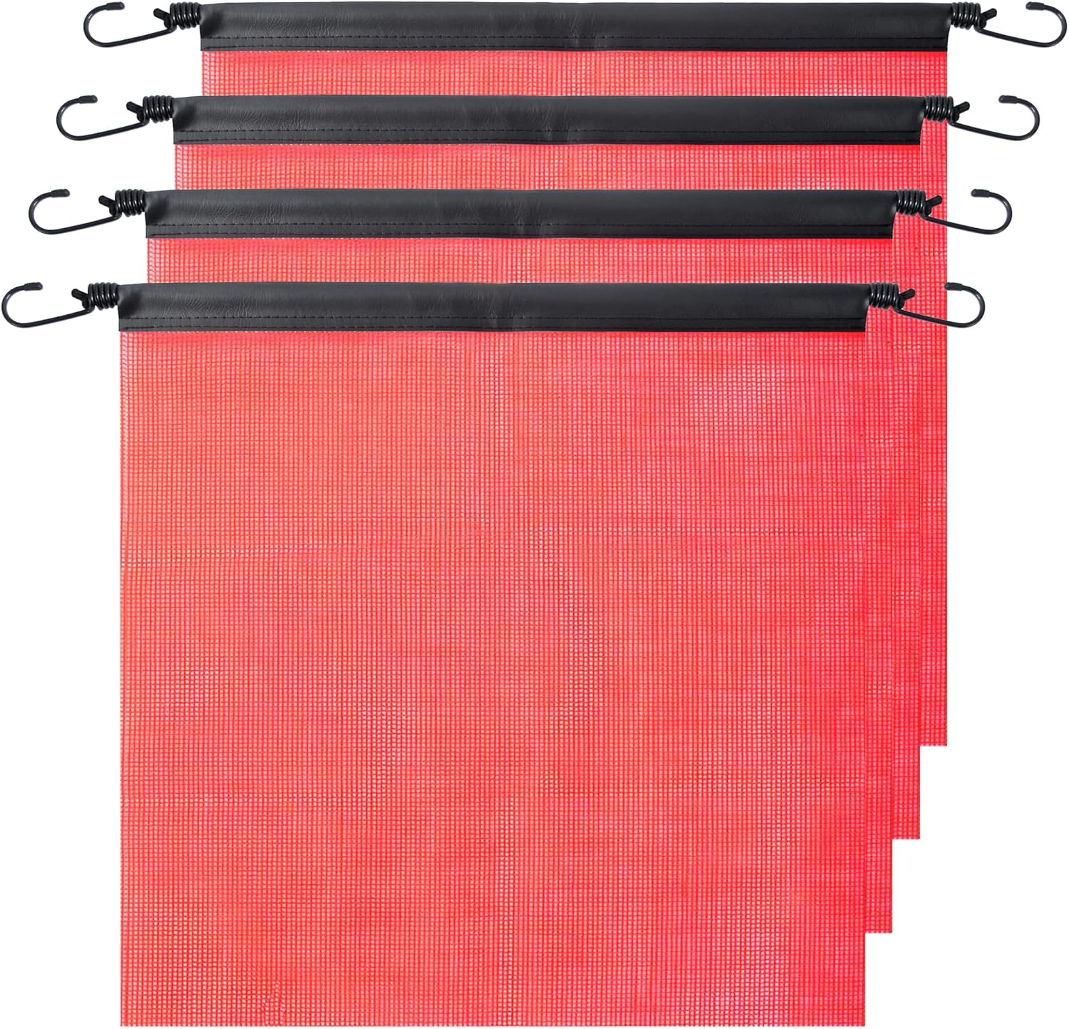 Amazon.com: Lswyimao 4 Sides Red Flag for Load Safety - Oversize Load ...