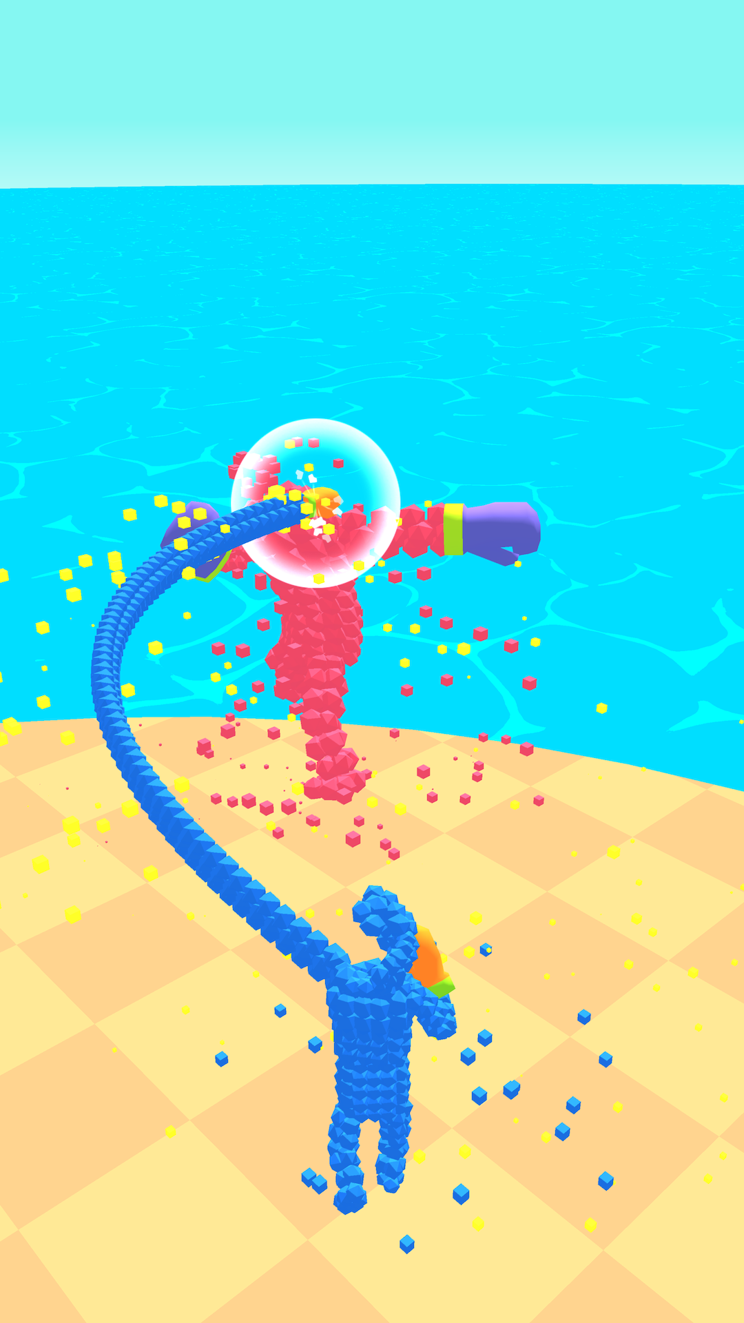 Pixel Stickman Boxing: Destroy & Fighting - Action Simulator 3D - App ...