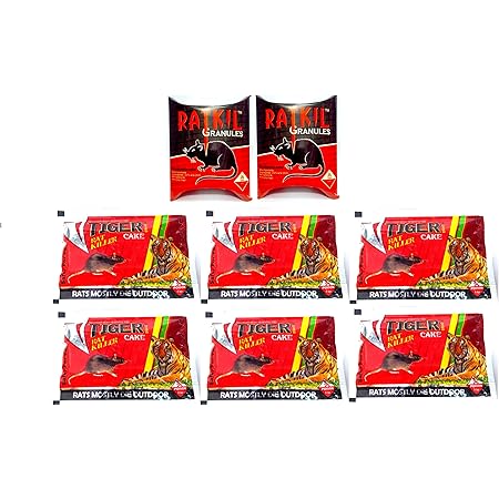 MMR Making Marvelous Amazing Deadly Combo Tiger Rat killer Cake (25gm x ...