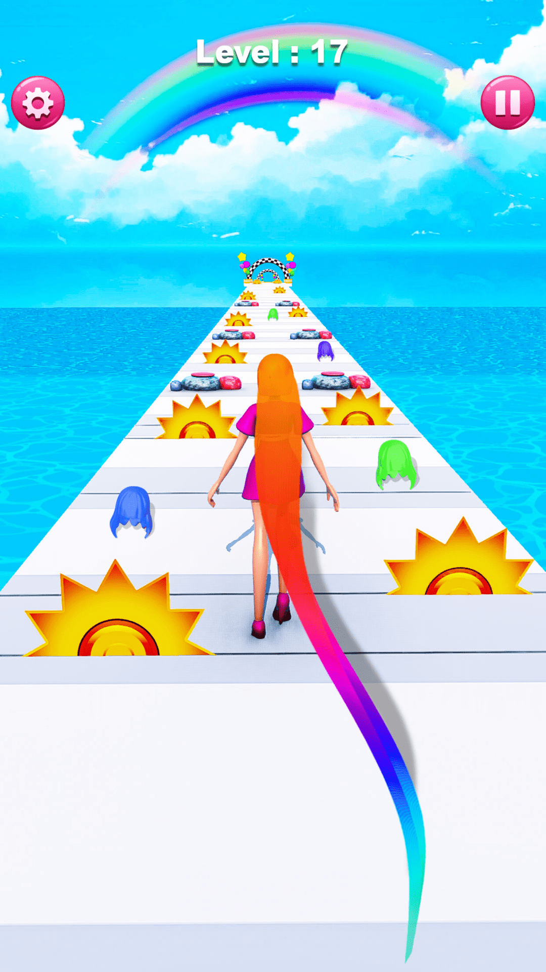 Princess Hair Race - Long Hair runner girl is perfect for this frenzy ...