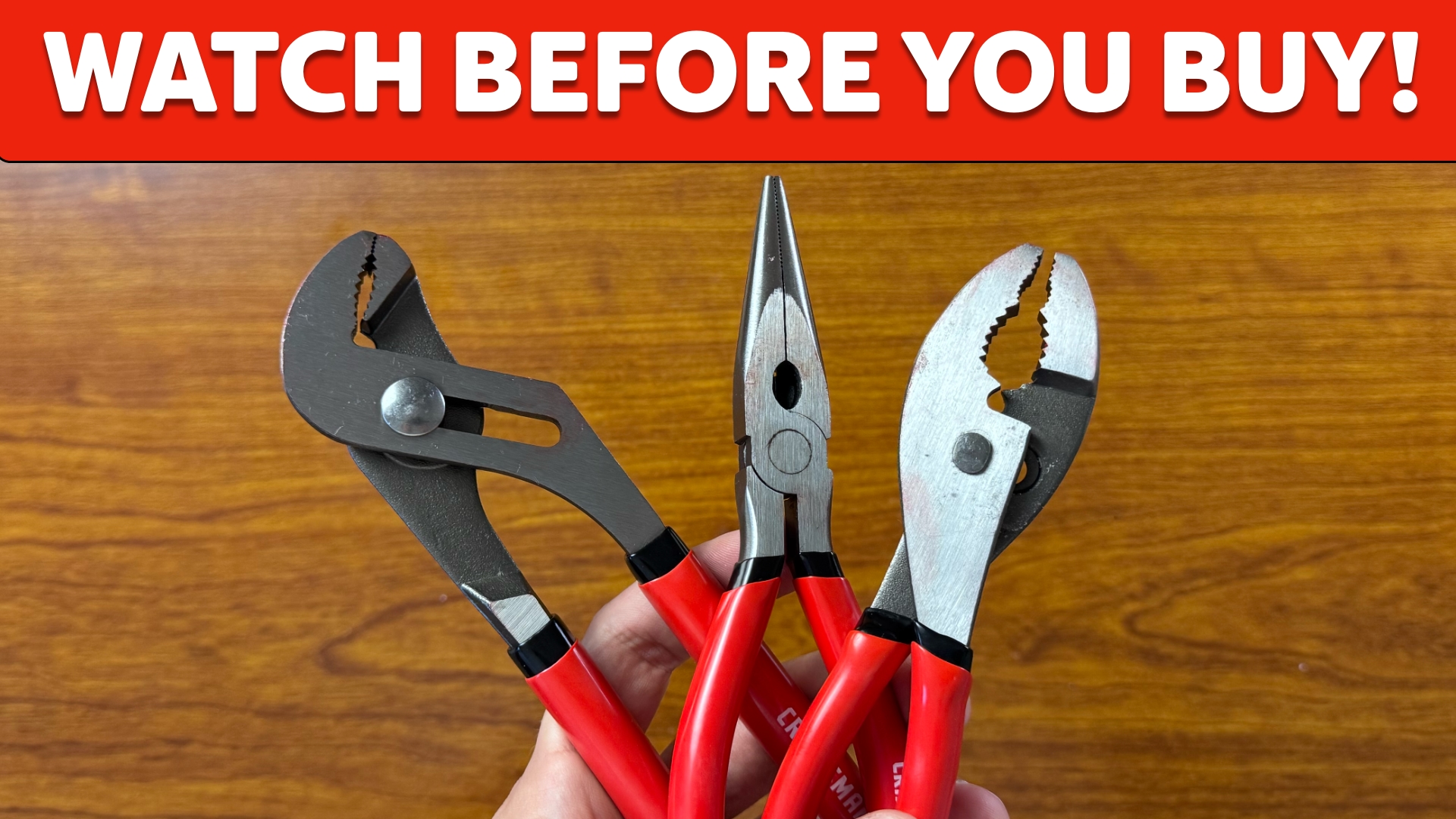 Watch Complete CRAFTSMAN Pliers Set - What You Get on Amazon Live