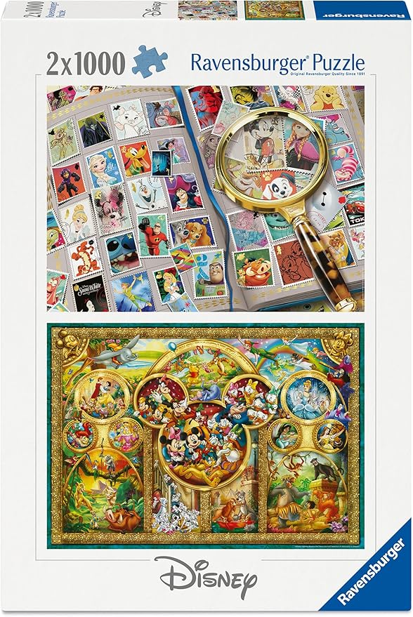 Ravensburger - Magical World of Disney - 2 x 1000 Piece Jigsaw Puzzle ...