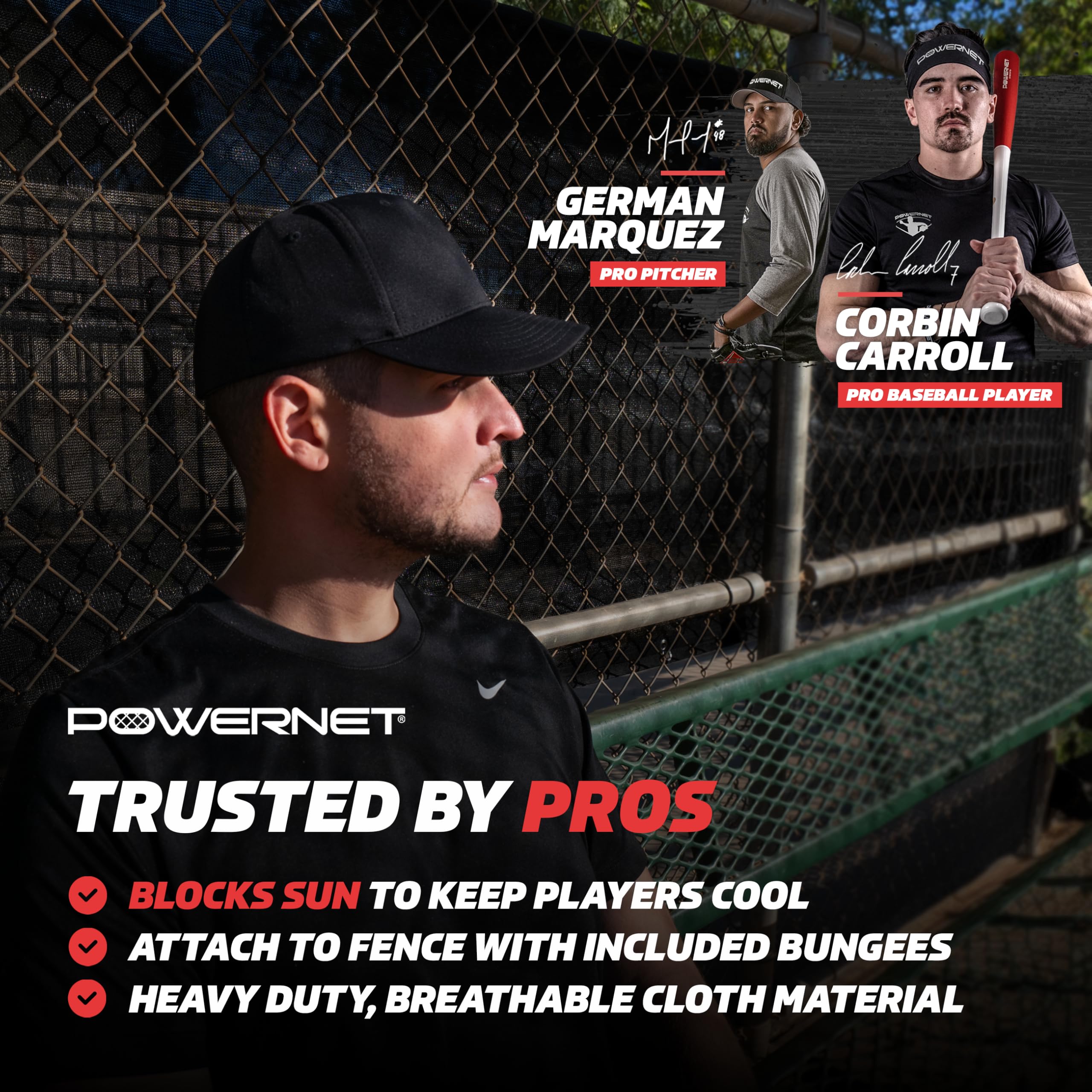 Snapklik.com : Dugout Shade Cover, Baseball & Softball Portable Sun ...