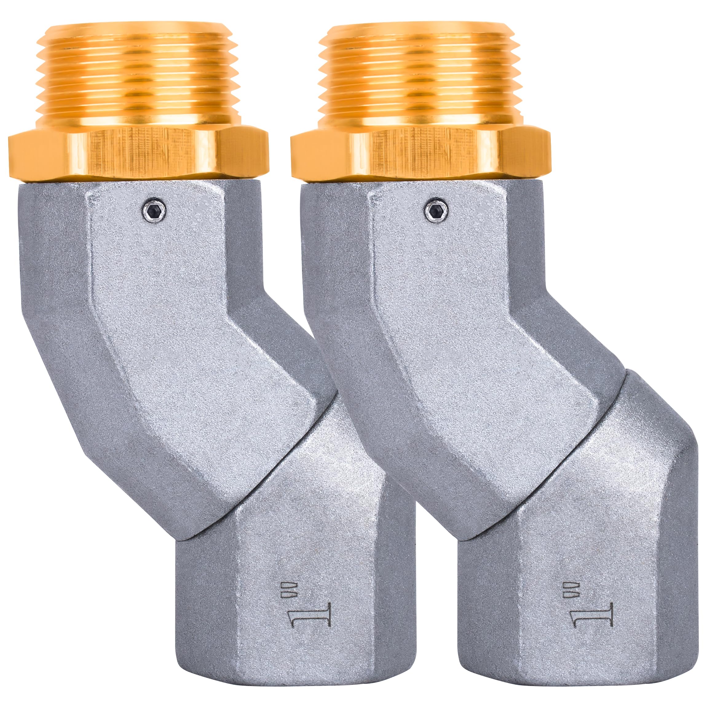 Snapklik.com : GRYVOZE 2PCS 1 Inch NPT Fuel Hose Swivel - Multi Plane ...
