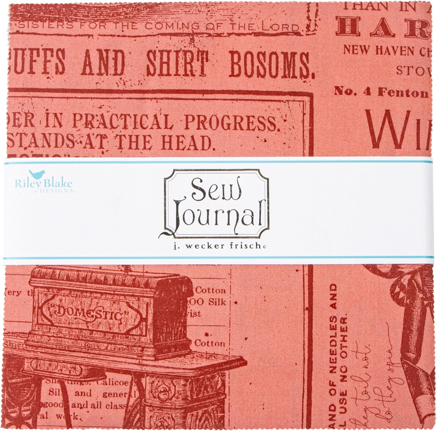 Amazon.com: J Wecker Frisch Sew Journal 10" Stacker 42 10-inch Squares Layer Cake Riley Blake 10 ...