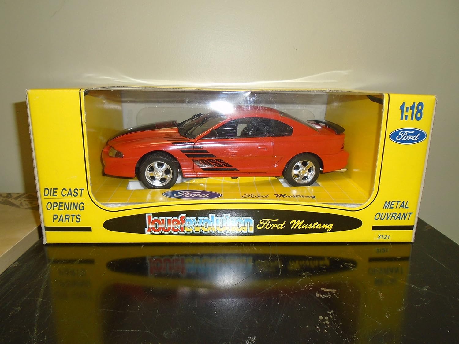 Jouefevolution 1/18 Scale Ford Mustang Die Cast Metal : Amazon.in: Toys ...