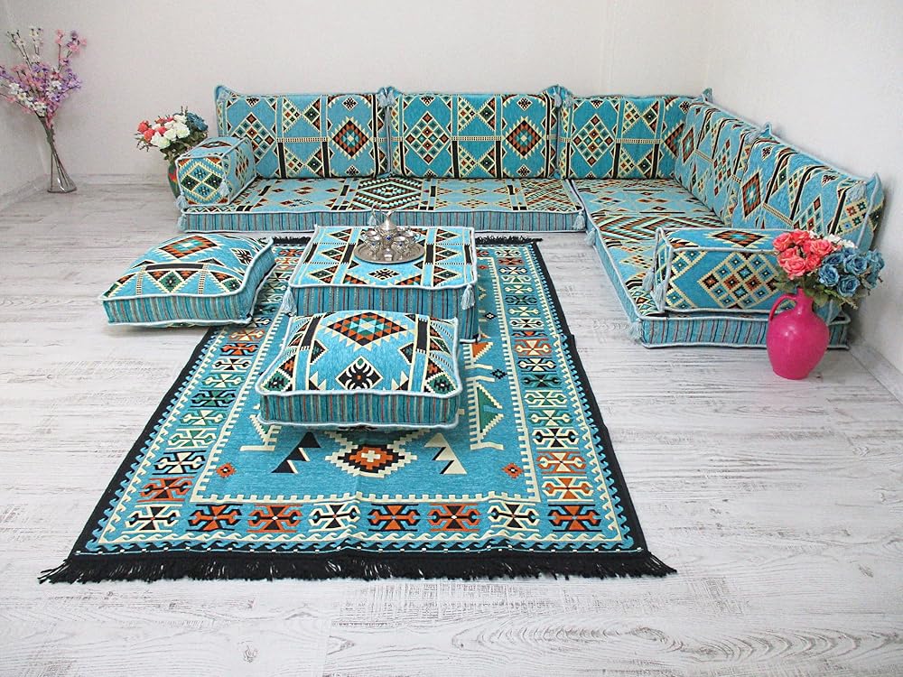 mysticalanatolia Arabic L Shaped Majlis Floor Nepal | Ubuy