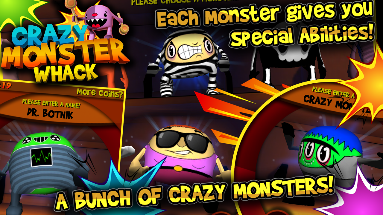 Crazy Monster Whack DELUXE - App on the Amazon Appstore