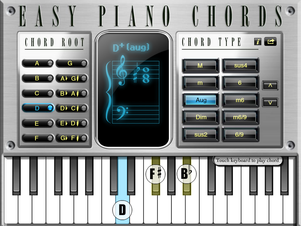 Easy Piano Chords - App on Amazon Appstore