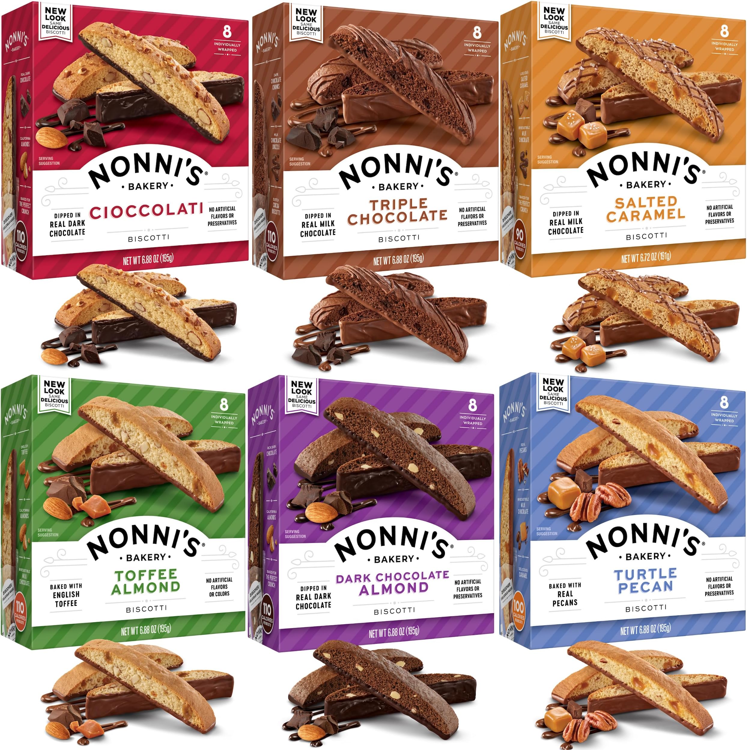 Amazon.com: Nonni's THINaddictives Almond Thin Cookies - Lemon ...