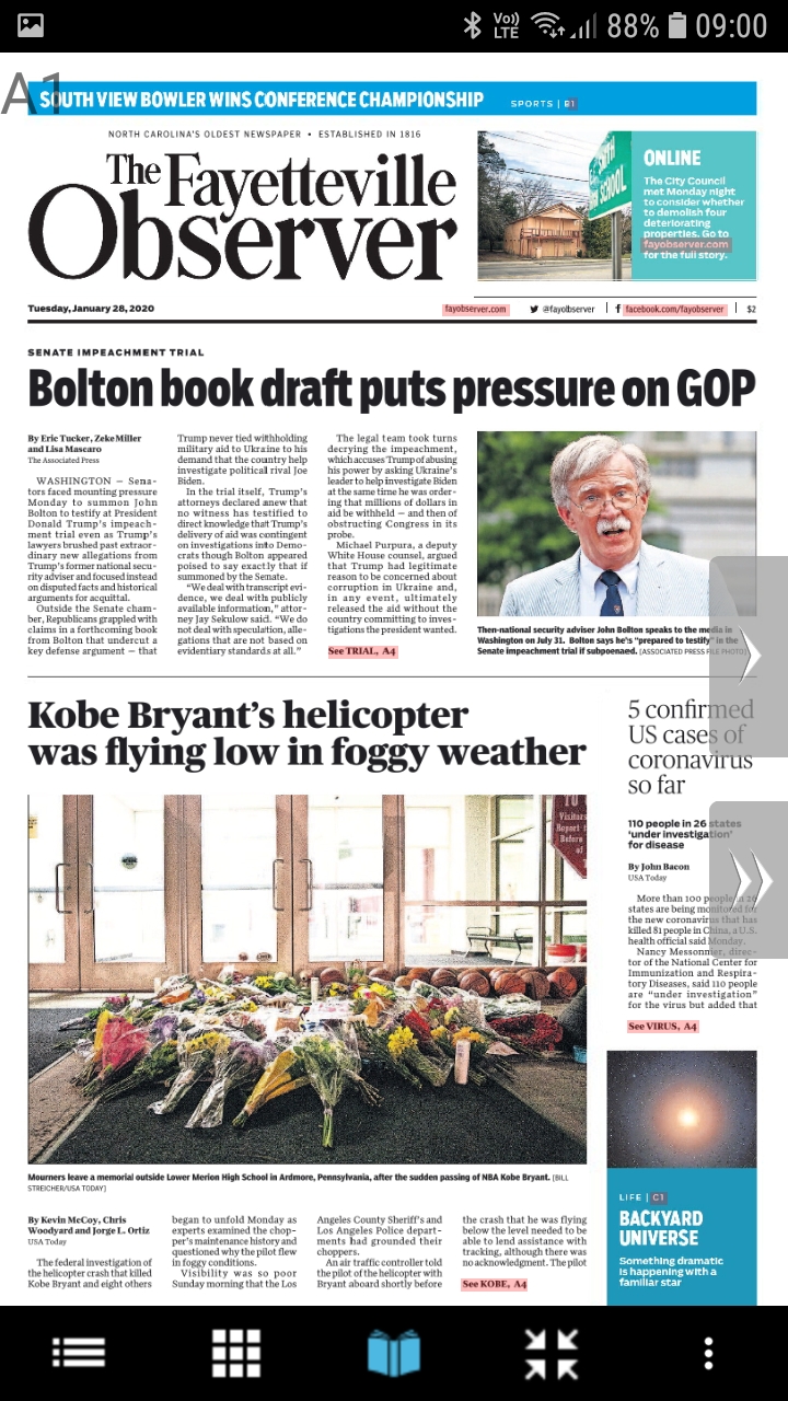 Fayetteville Observer Logo