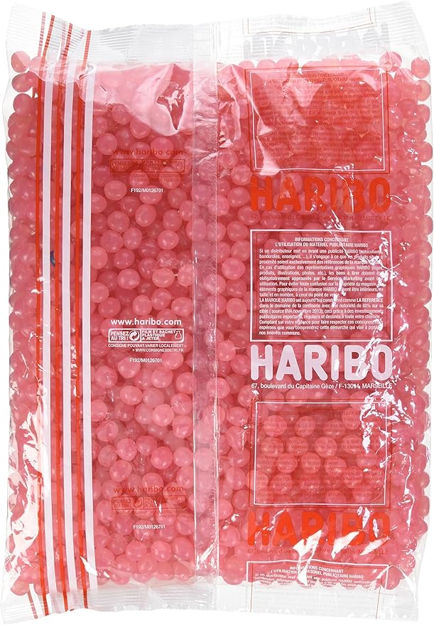 Haribo Sac Dragibus Rose 2 kg : Amazon.fr: Epicerie