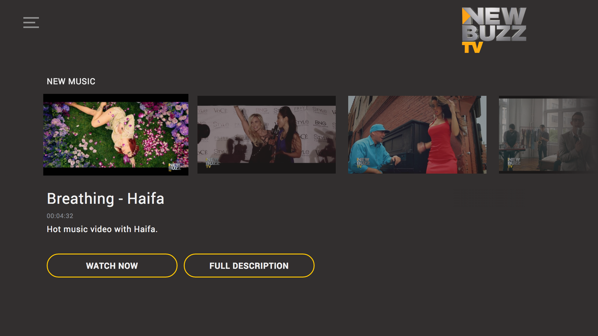 New Buzz TV - App on Amazon Appstore